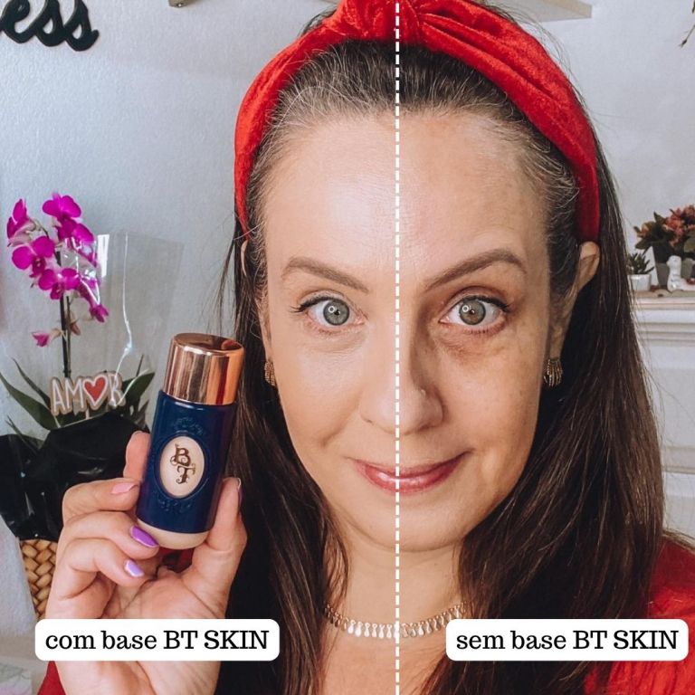 BASE BT SKIN BRUNA TAVARES NA PELE MADURA